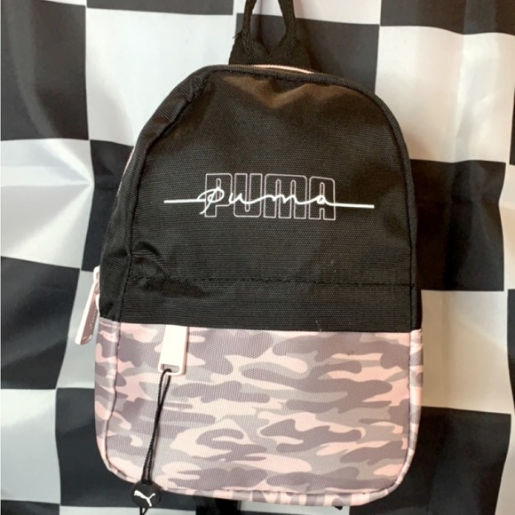 Puma | Bags | Puma Super Signature Mini Backpack Pink Camouflage New ...